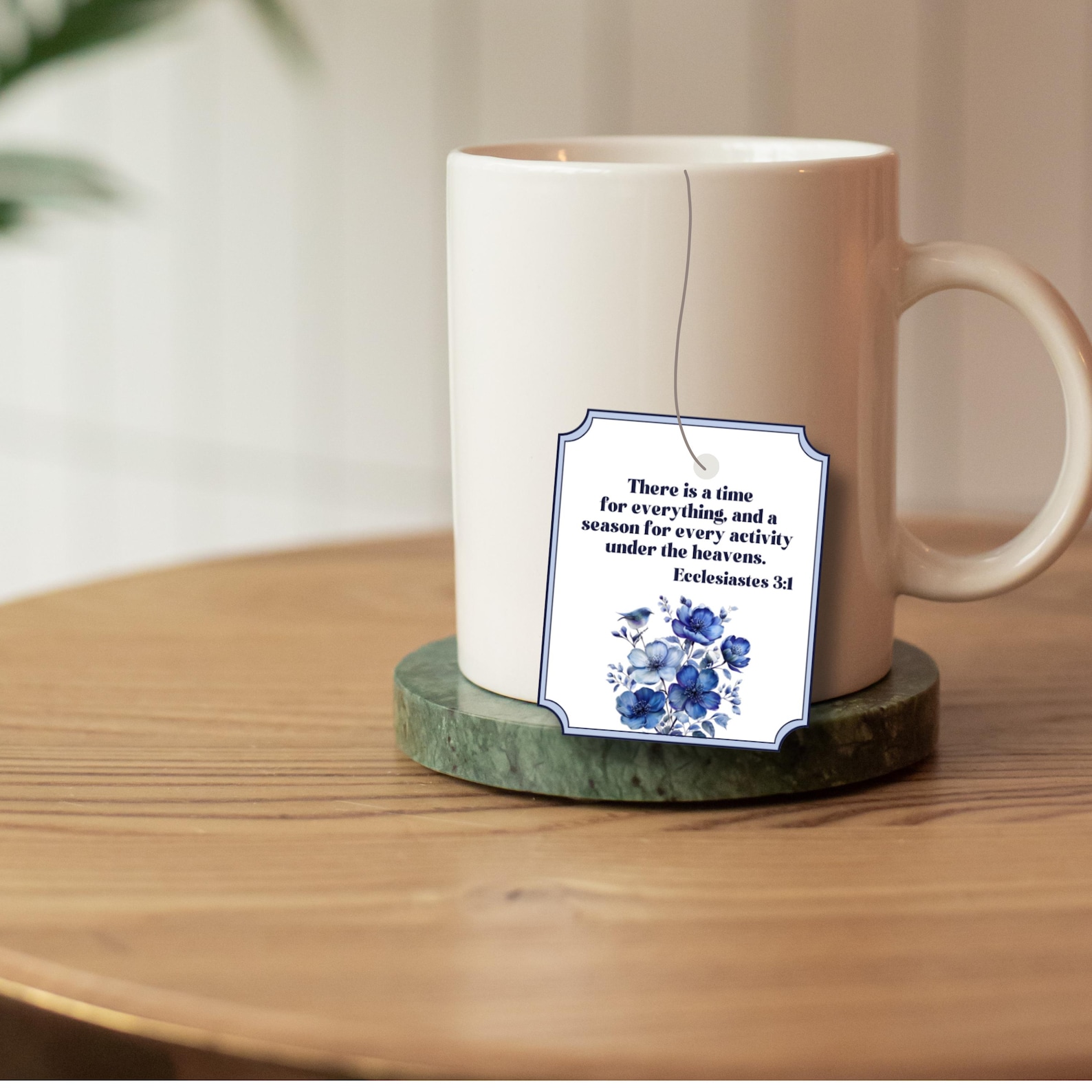 Scripture Tea Tags, Printable Tea Tags, Teabag Tags, Living With A ...