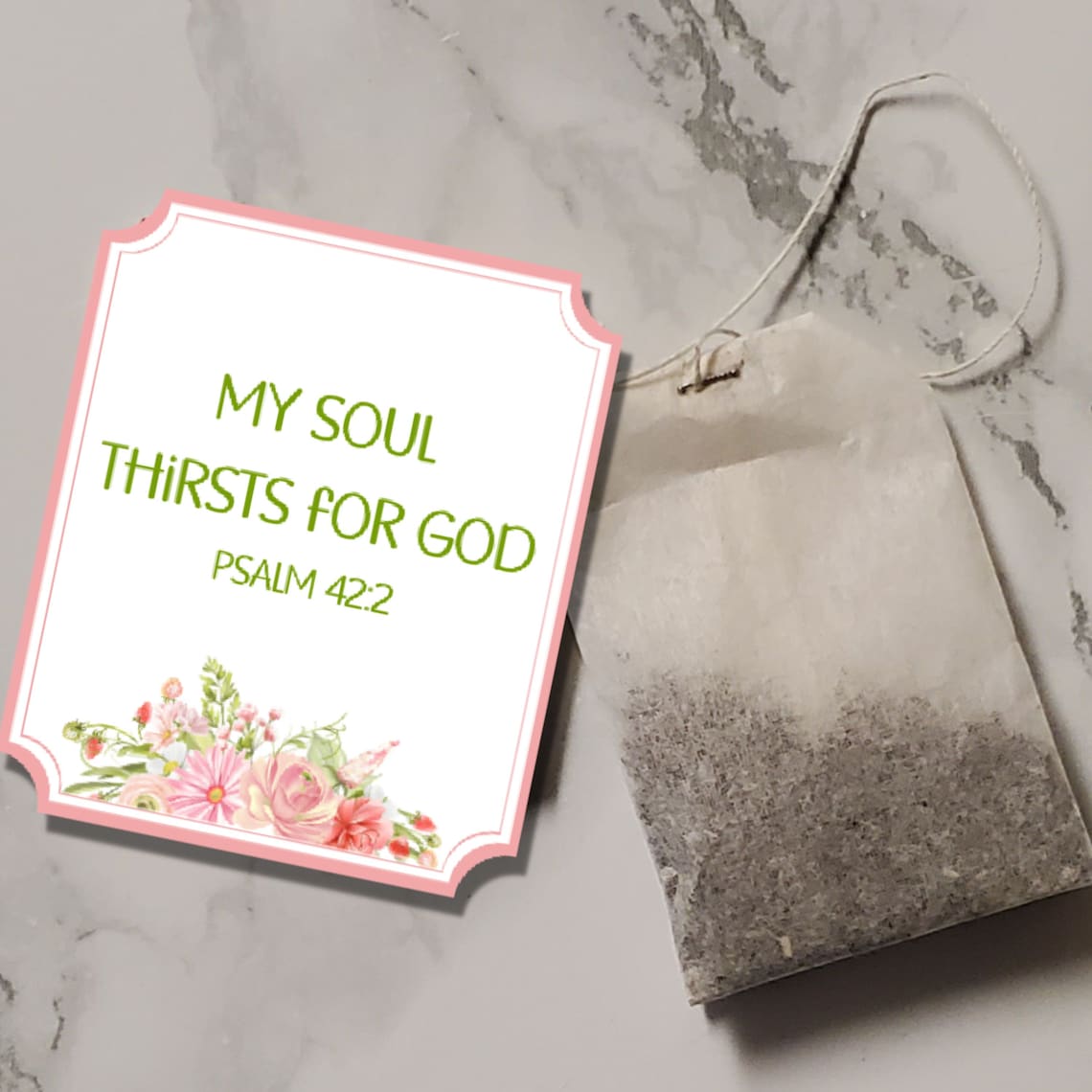 Scripture Tea Tags Printable Tea Tags Scripture Gift Tags - Etsy