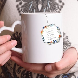 Scripture Tea Bag Tags | Printable Tea Bag Tags | Scripture Verse Tags ...