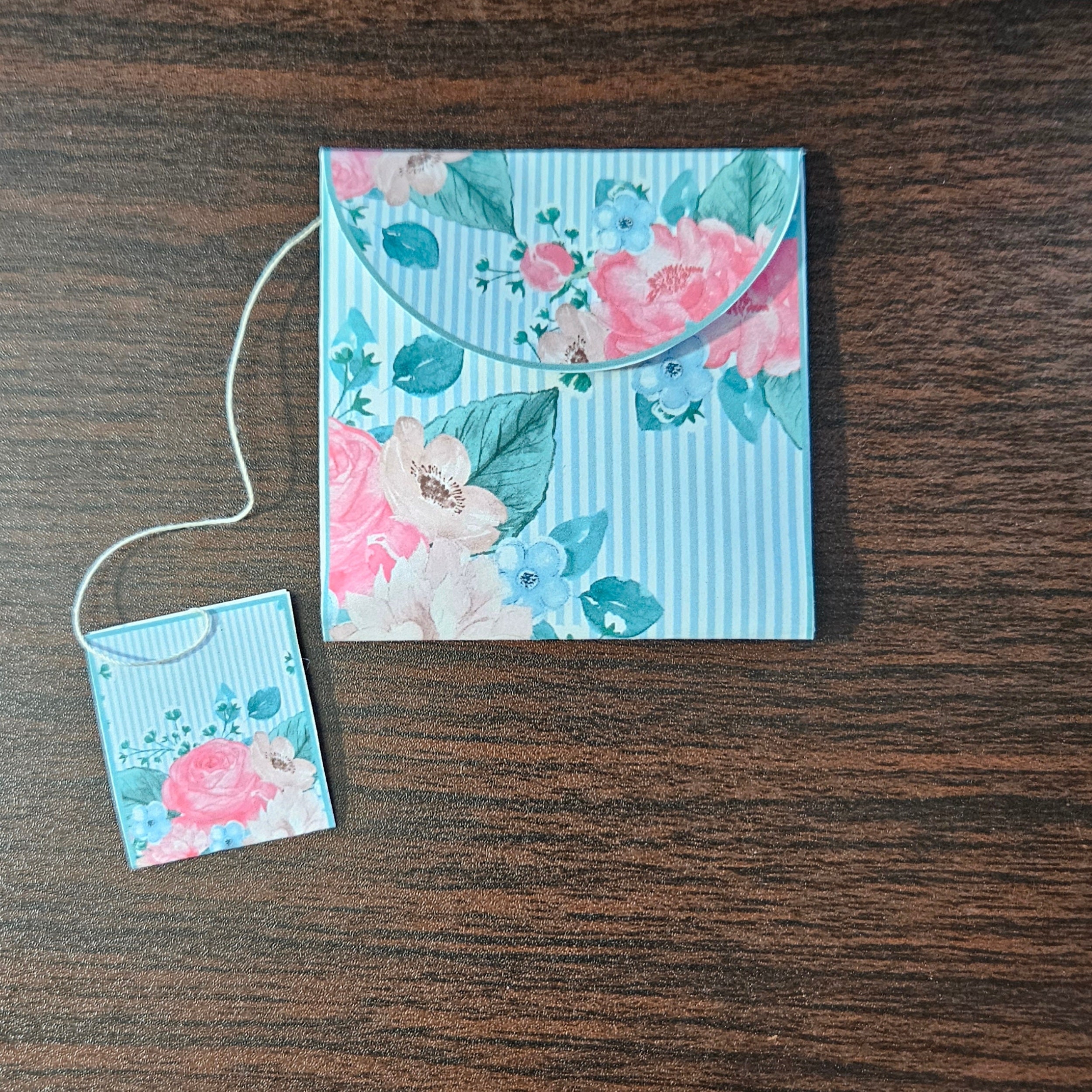 Printable Tea Bag Envelope Tea Bag Wrapper Tea Lover Gift Teabag Holder ...