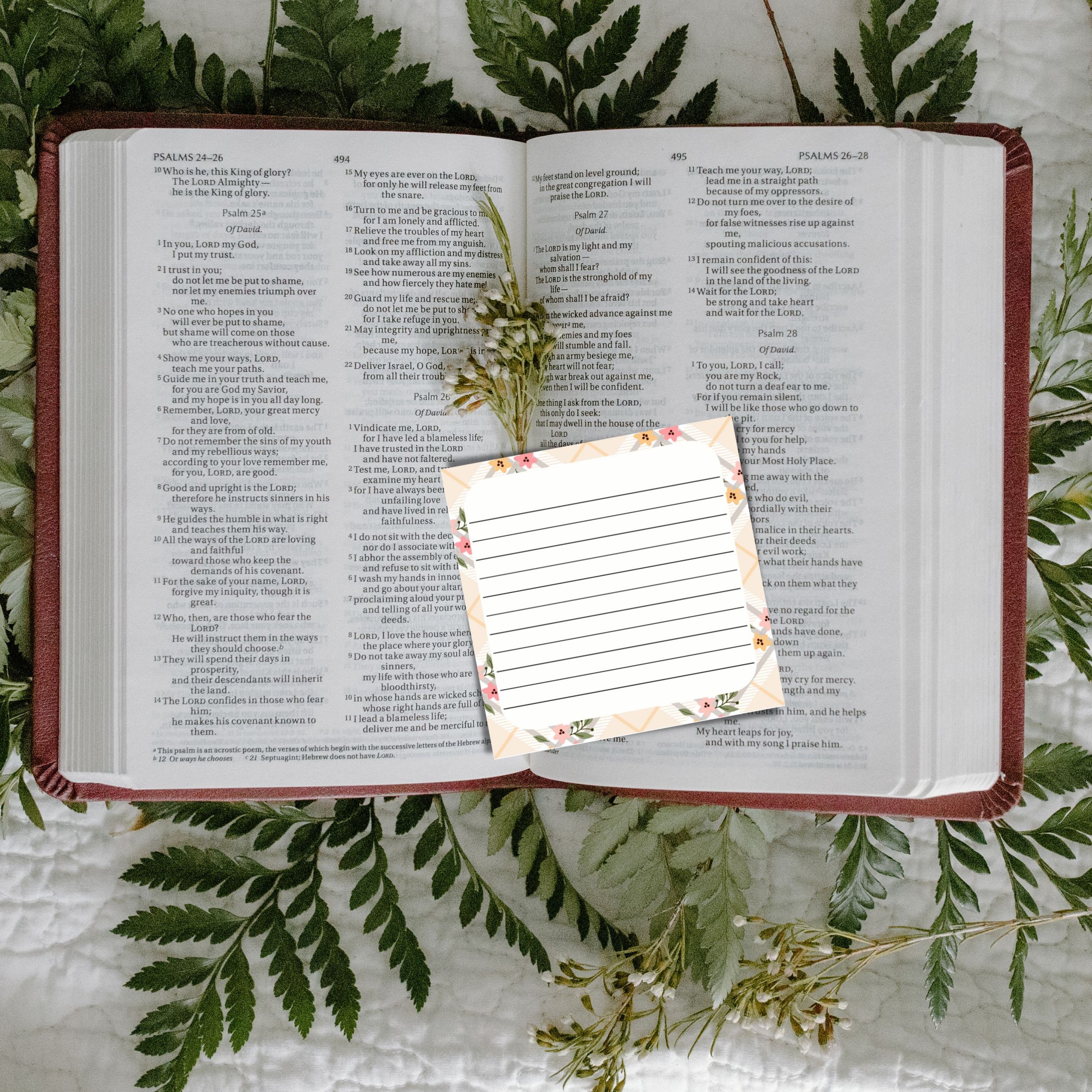 Lined & Blank Journal Note Cards, Planner, Journaling Cards, Blank ...