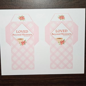Printable Tea Bag Envelope Tea Bag Wrapper Teabag Holder Tea Bag Lover ...