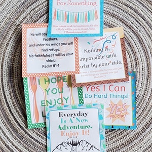 Christian Printable Lunchbox Notes for Kids Inspiring Notes ...