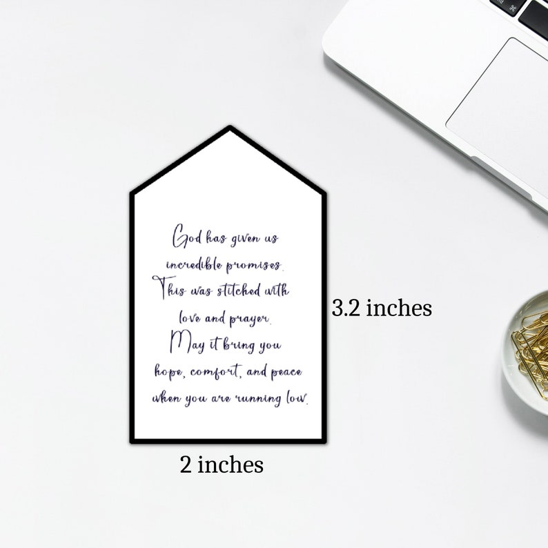 Prayer Shawl Scripture Tag | Prayer Blankettags | Tags for Crochet ...