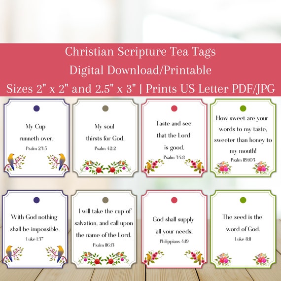 Christian Name Tags Printable