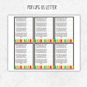 Pencil Prayer Card, Back to School Gift, Sunday School Printable ...