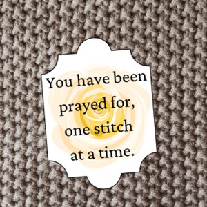 Prayer Shawl Tags: Stitched With Love (PDF Pattern) - Etsy