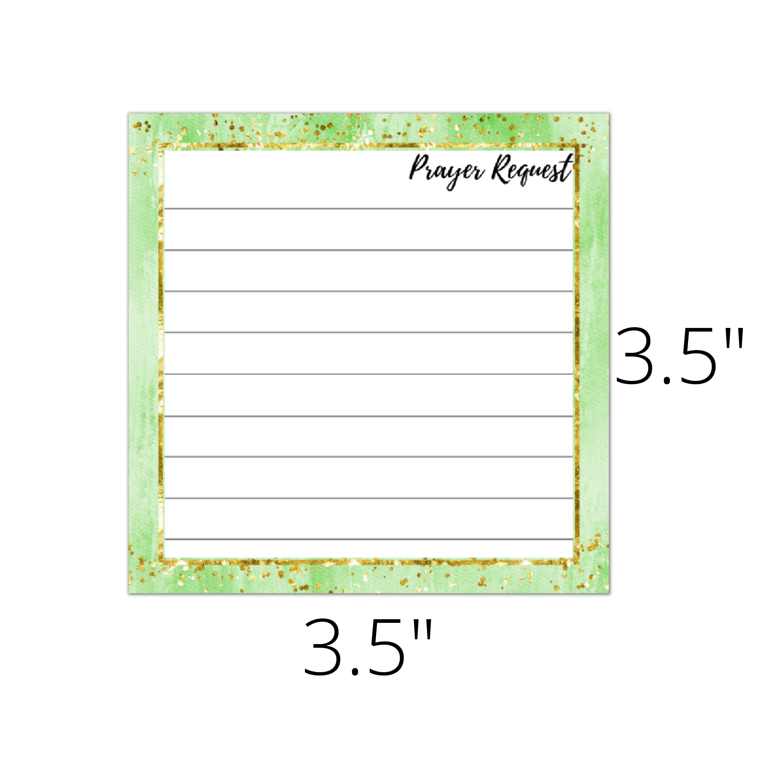 Blank Scripture Cards: Prayer Request, Affirmations (PDF) - Etsy
