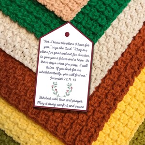 Prayer Shawl Scripture Tag | Prayer Blankettags | Tags for Crochet ...