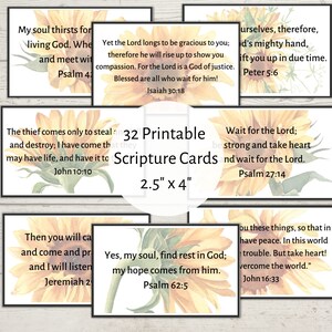 Scripture Cards | Bible Verse Cards | Printable Bible Cards | Digital ...