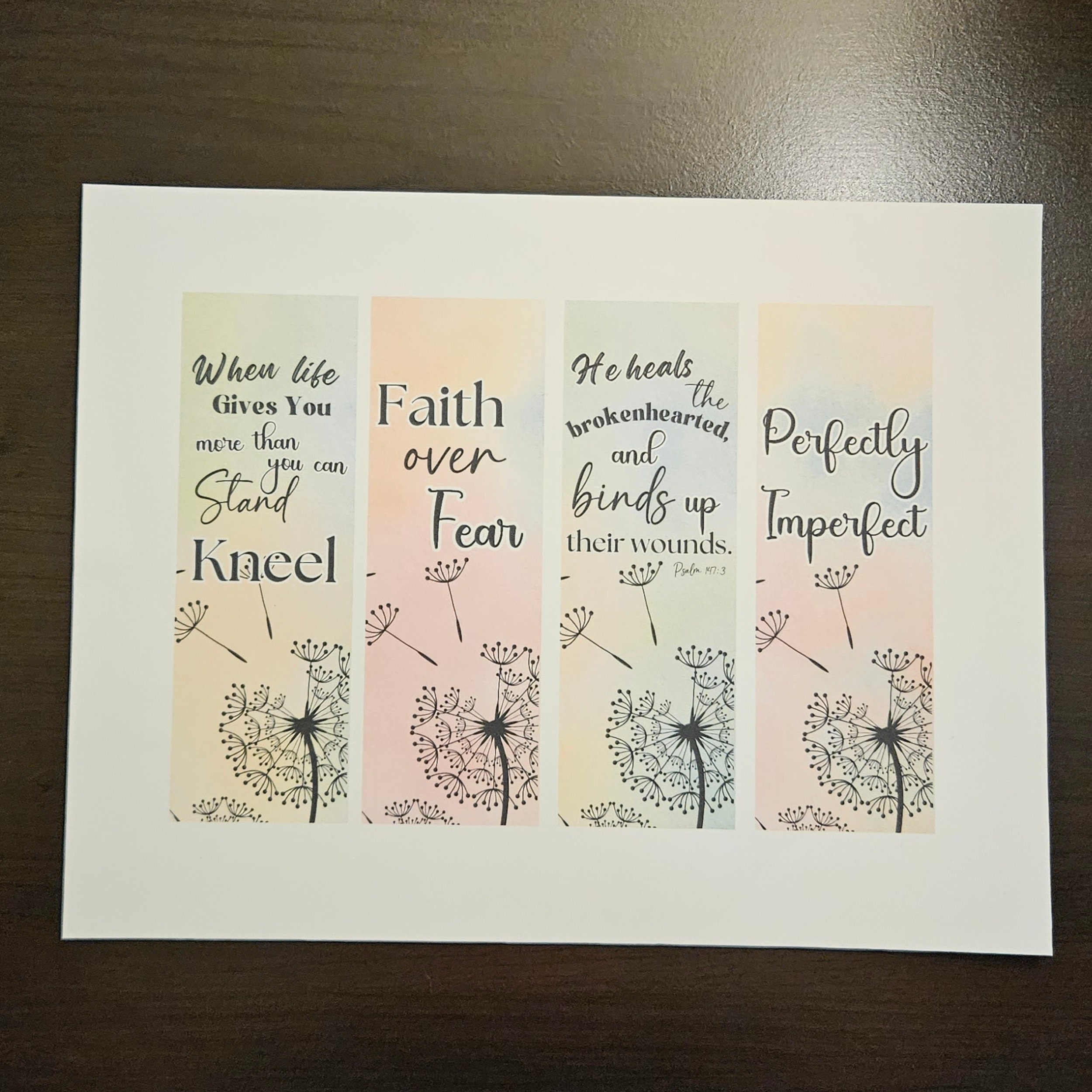 Printable Bible Verse Bookmark Set Digital Bookmark Bundle Scripture ...