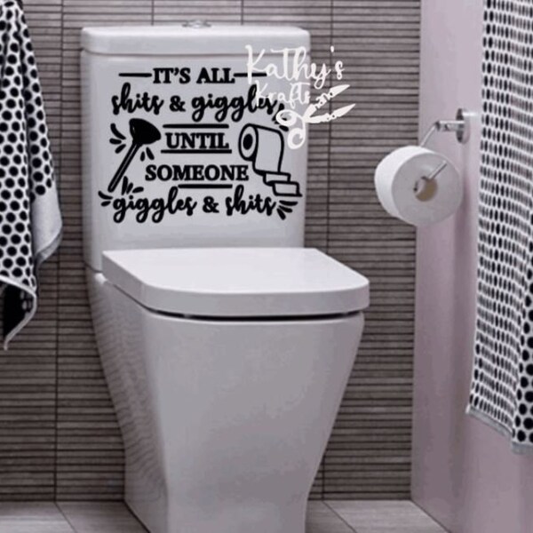 Toilet Tank Stickers - Etsy