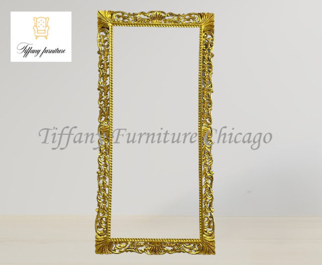 Photo Booth Frame Wooden Hand Craved Golden Frame Gold Leaf Carving ...