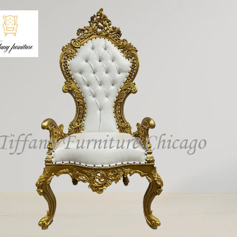 Throne Tufted Chair - Etsy
