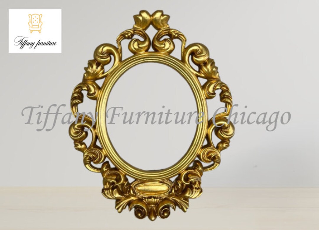 Oval Frame Alphabet Oval Frame Name Initials Wooden Hand Craved Golden ...