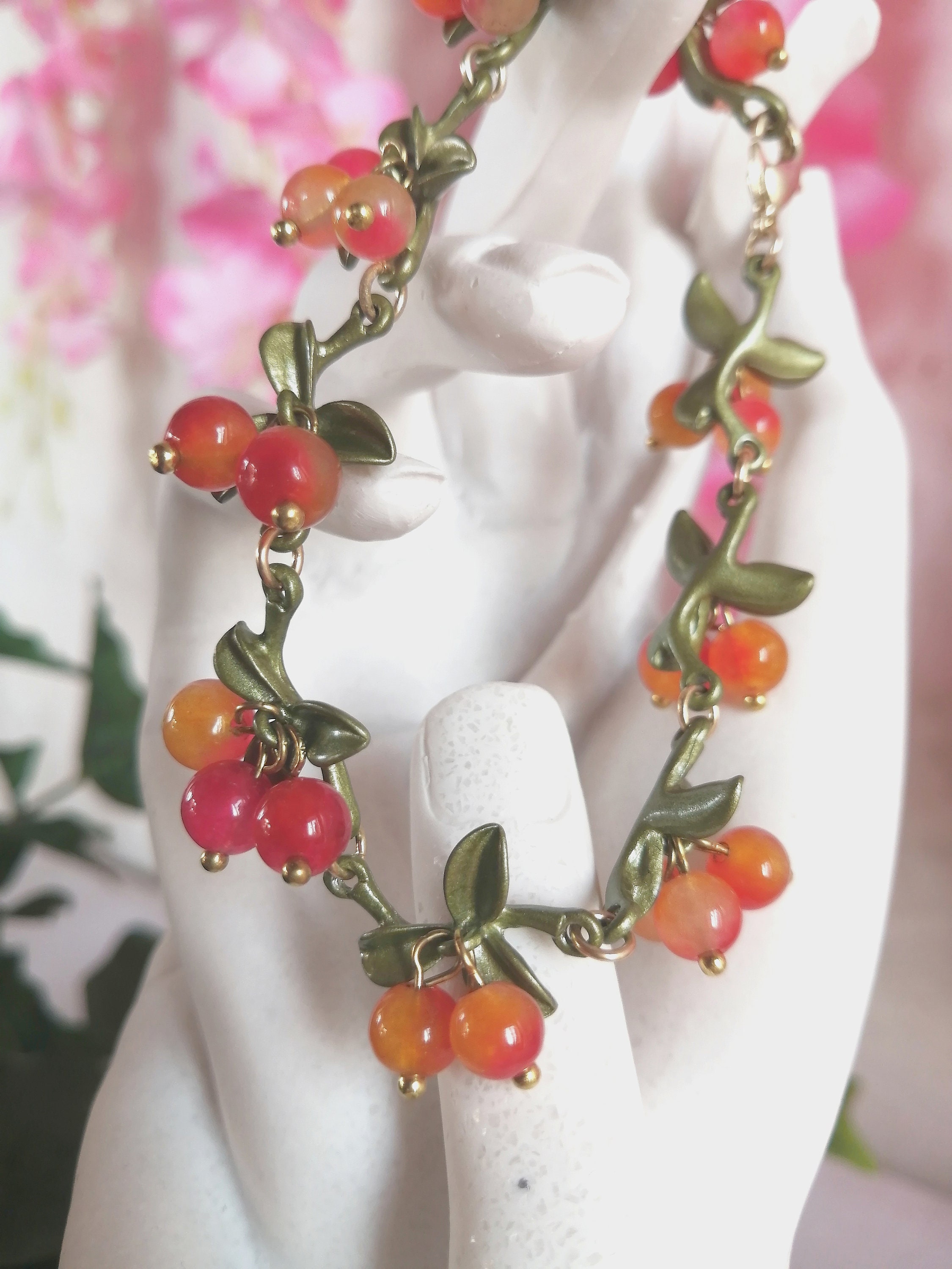 Cute Cottagecore Fairycore Orange Berries and Leaves - Etsy