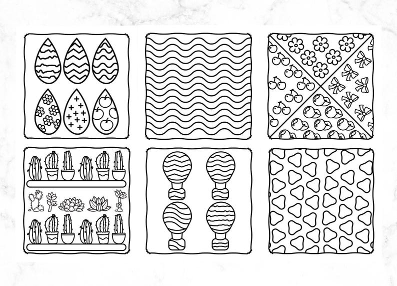 Cozy Bold Comfy Coloring Pages | Relaxing Pattern Coloring Pages ...