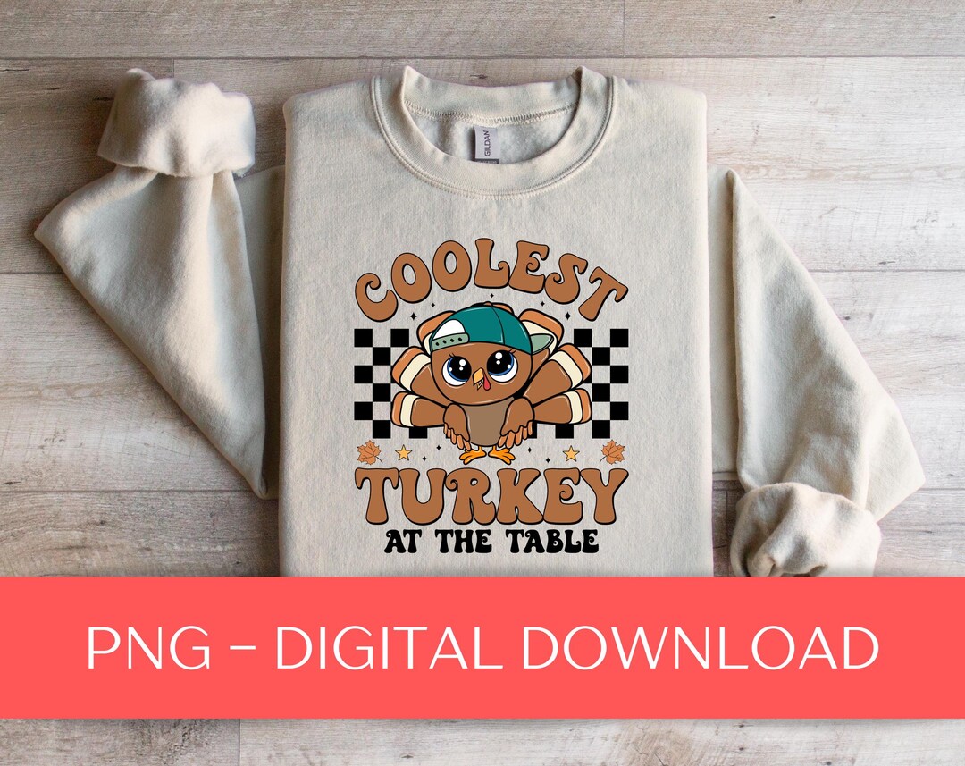 Coolest Turkeys Png | Boy Fall Thanksgiving Design | Turkey ...