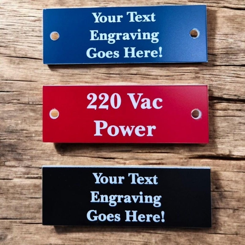 Custom Plastic Plaques - Etsy