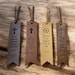 Personalized Scripture Bookmark, Custom Engraved Leather Bible Bookmark ...