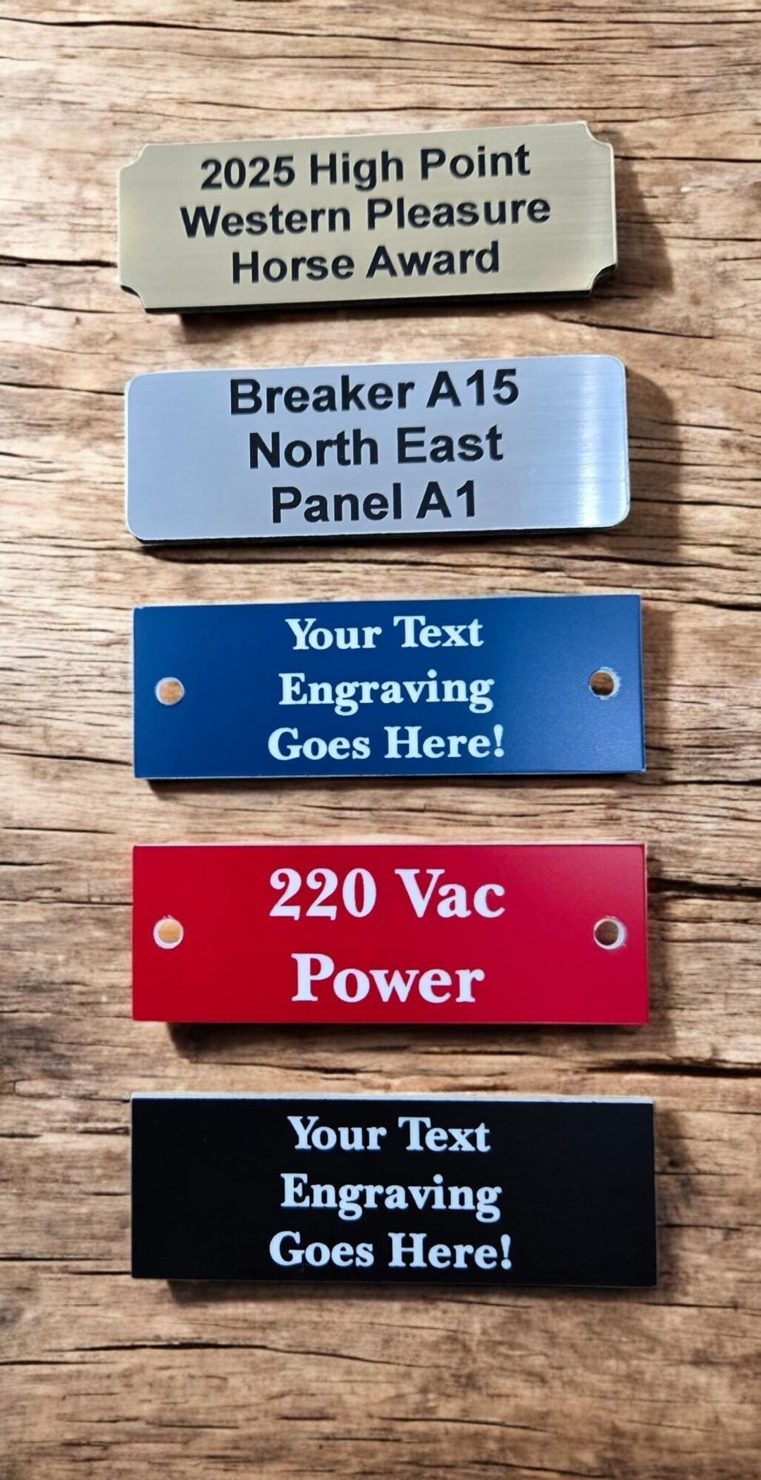 Personalized Engraved Acrylic Plastic Customize Name Plate, Award ...