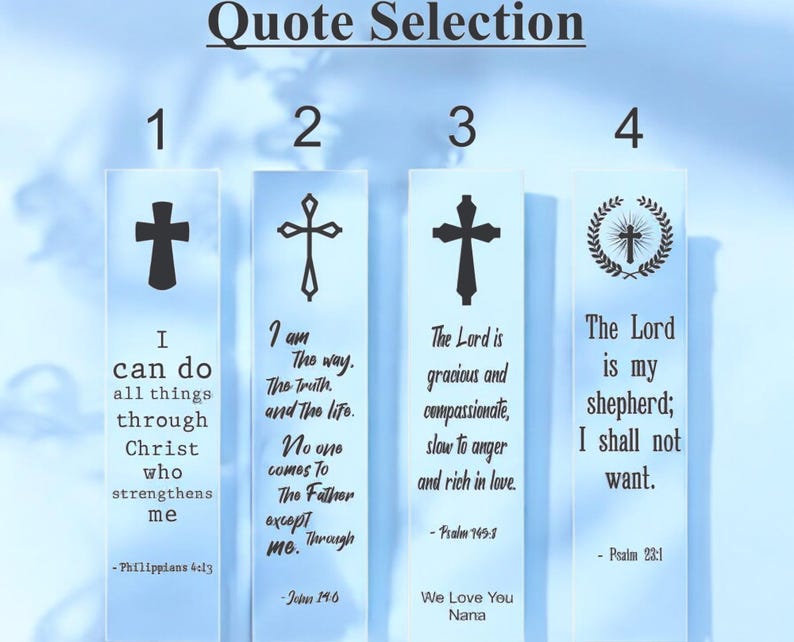 Personalized Scripture Bookmark, Custom Engraved Leather Bible Bookmark ...