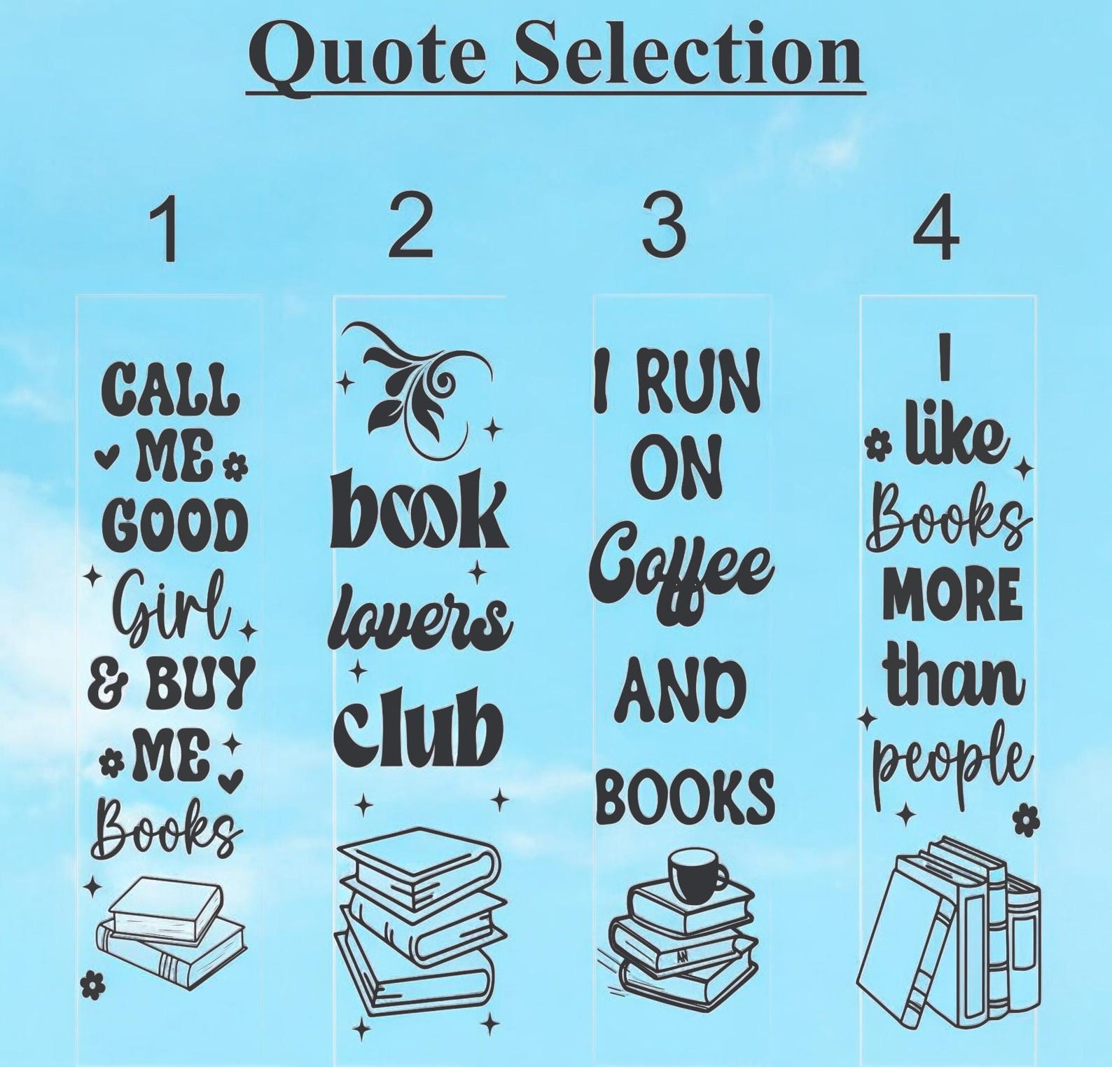 Handmade Leather Bookmark, Custom Engraved Quote Bookmark, Funny or ...
