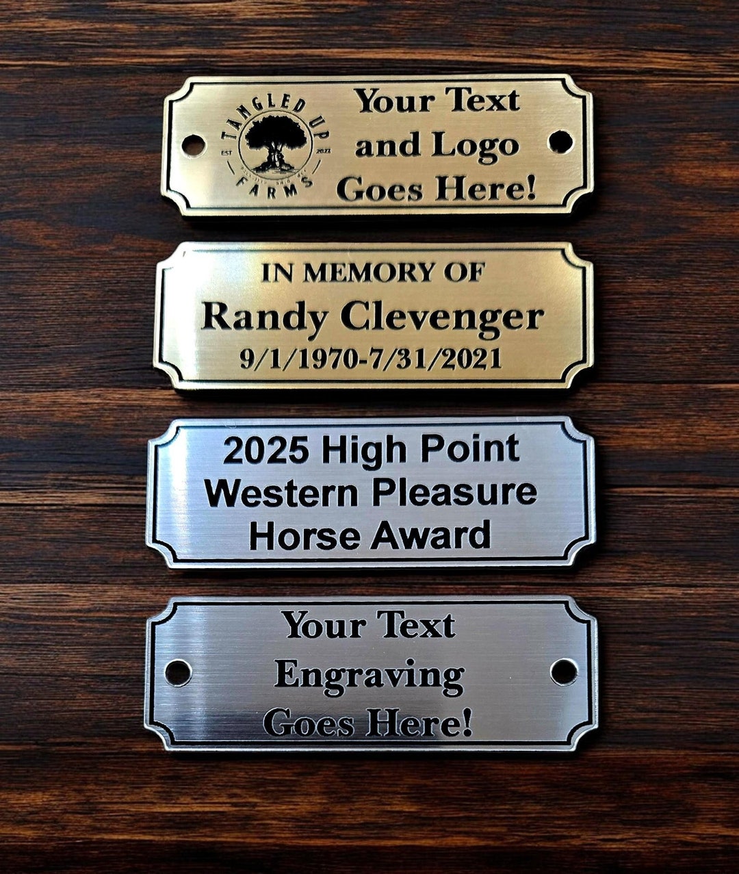 Personalized Custom Engraved Acrylic, Brass, Plastic Name Plate, Sign ...