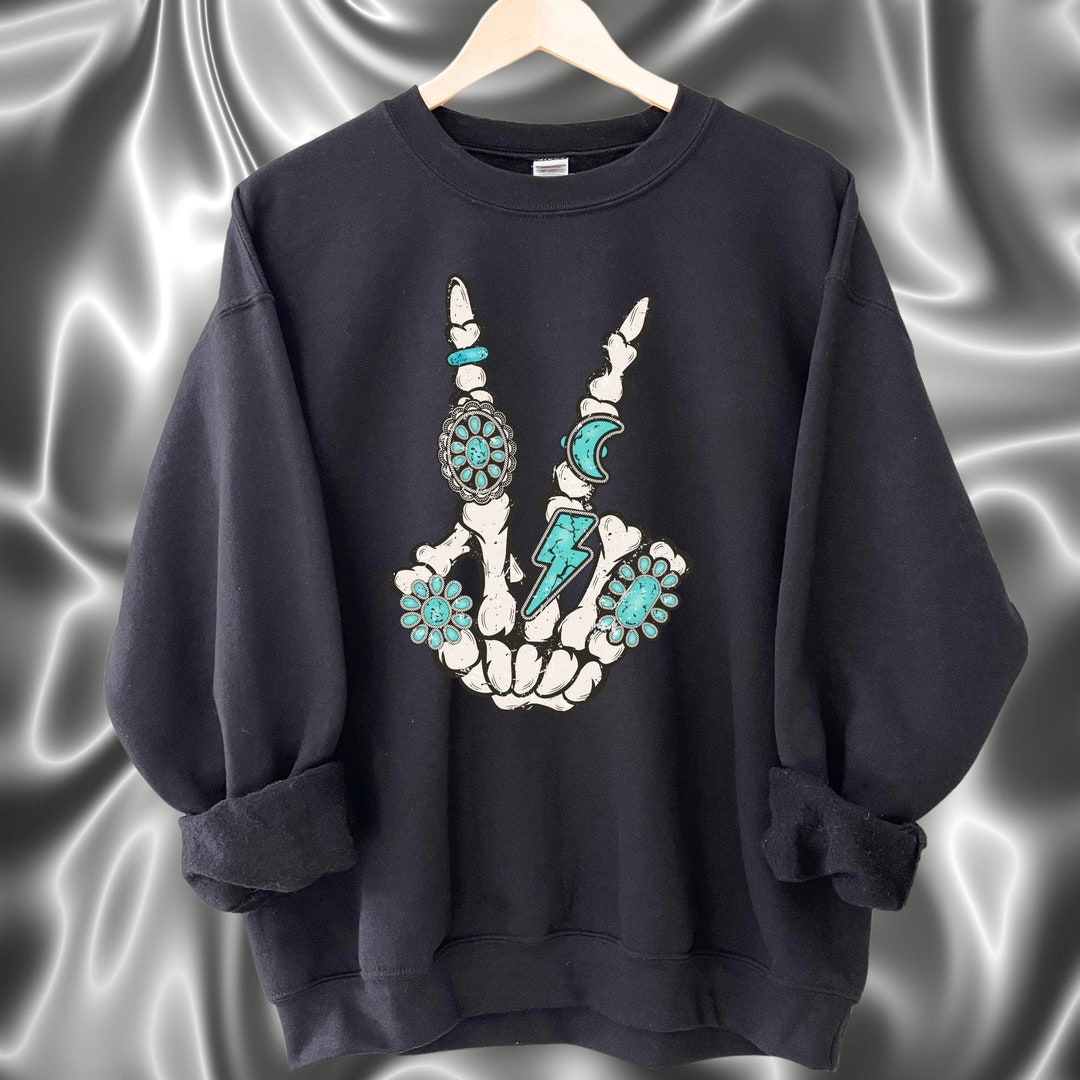 Concho Ring Shirt, Skeleton Rock Hands, Western Shirt, Metallica Shirt ...