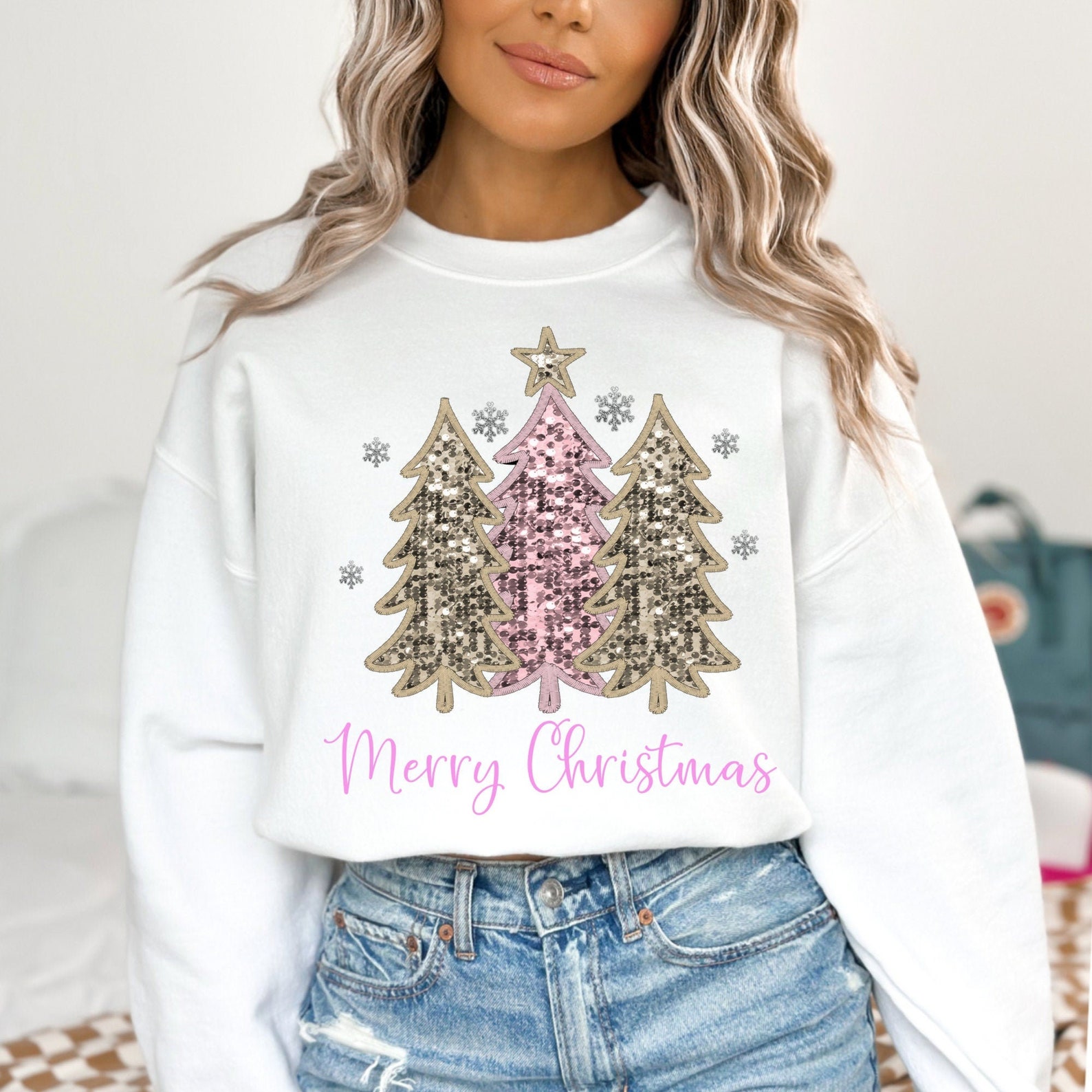 Stunning Christmas Sweatshirts For Women Photos