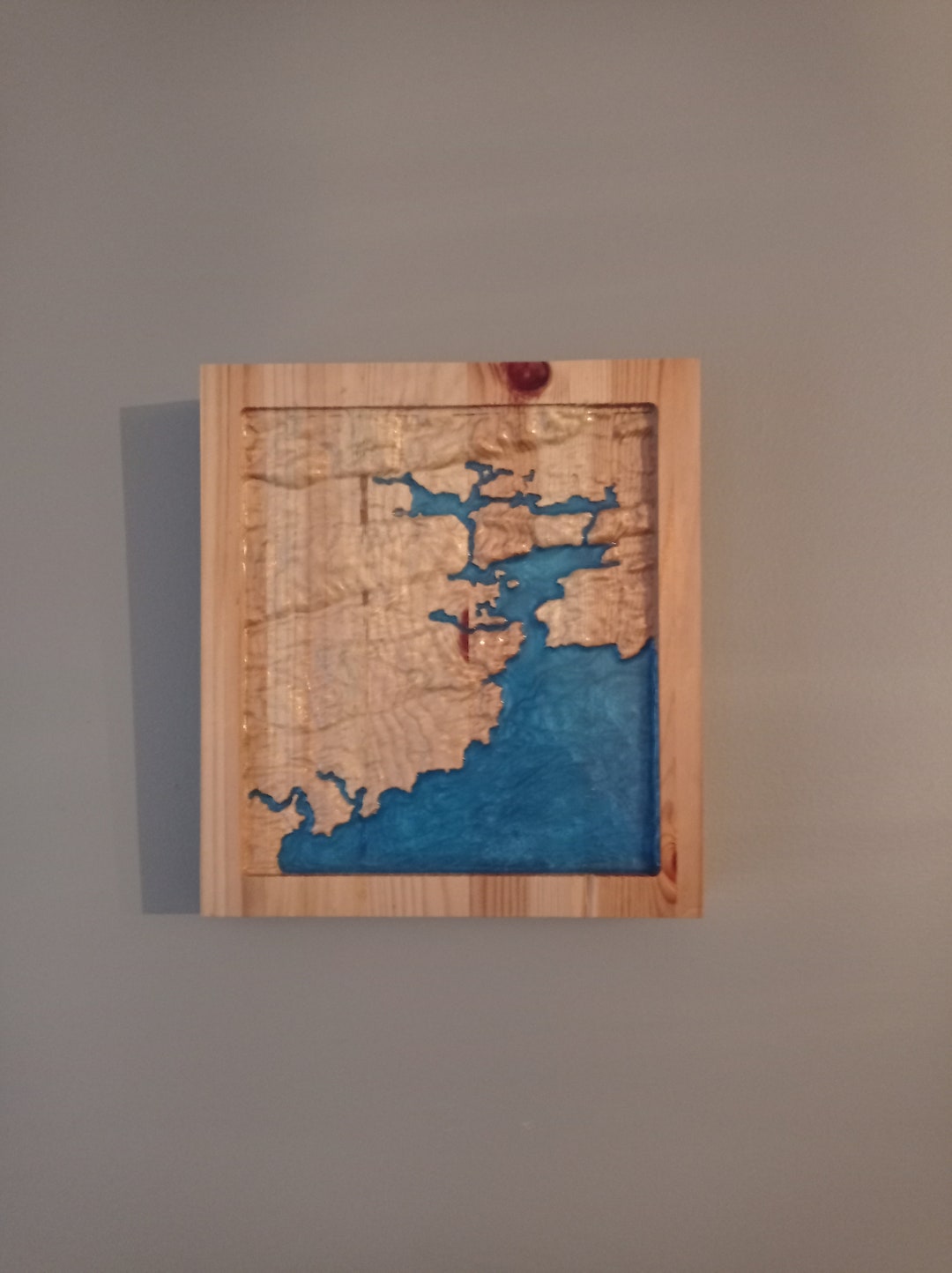 Cork Harbour Topographic Map - Etsy