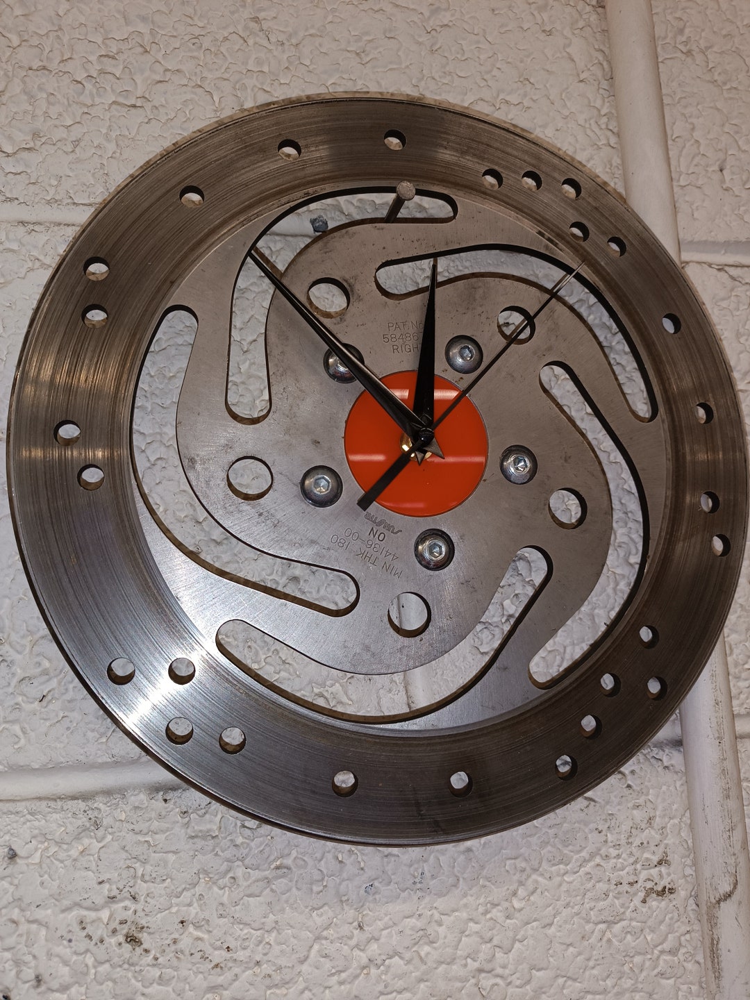 Harley Davidson Brake Disc Clock - Etsy