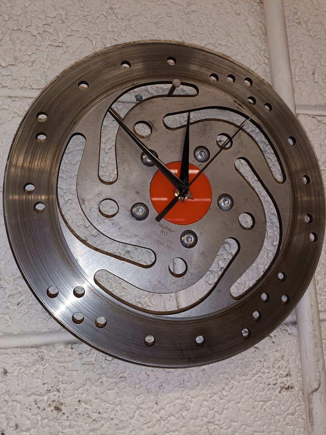 Harley Davidson Brake Disc Clock - Etsy