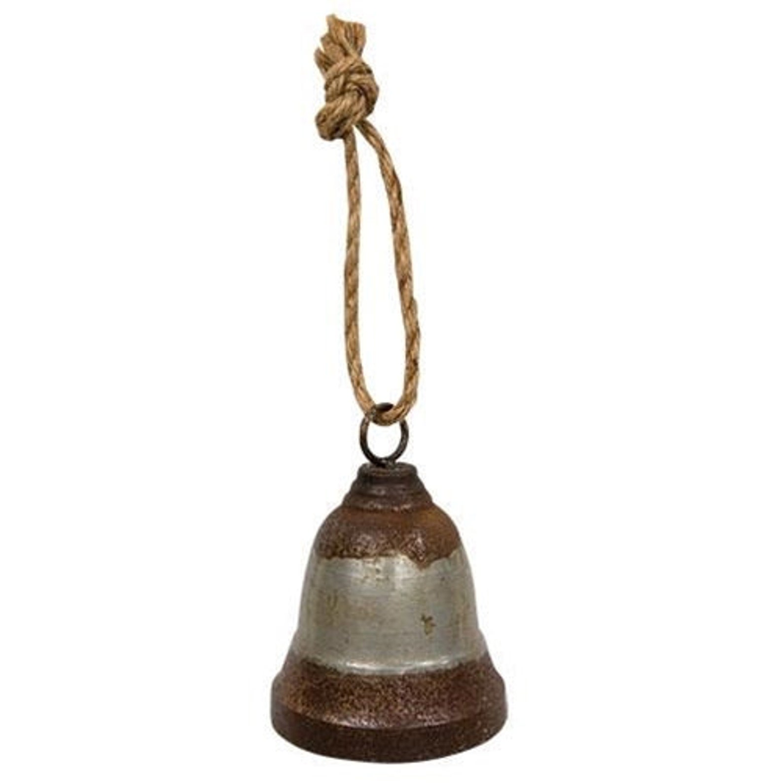 Distressed Rusty Metal Bell Ornament - Etsy