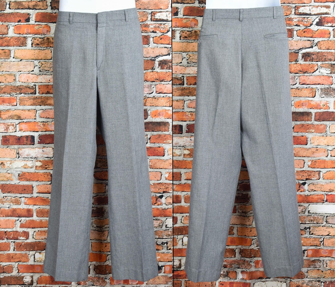 Vintage Men's 90s Grey Daks London New York Dress Pants - Etsy