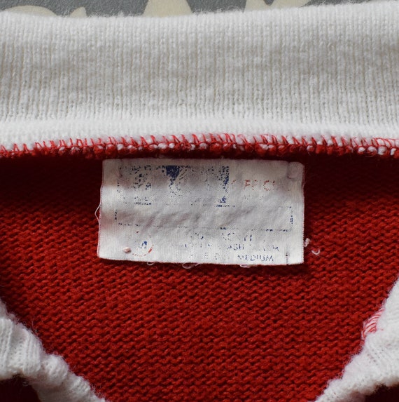 Women's Vintage 50's Dehen Official Red Varsity Strip… - Gem