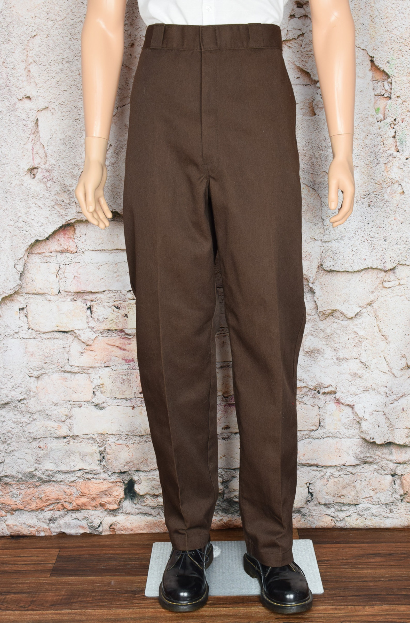 Vintage Men's 80s Dickies 874 Dark Brown Work Dress Pants - Etsy
