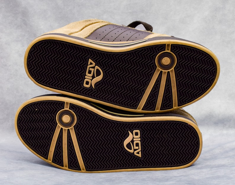 Rare Vintage 2000s Brown Men's Adio Skate Shoes Designed by Kenny ...