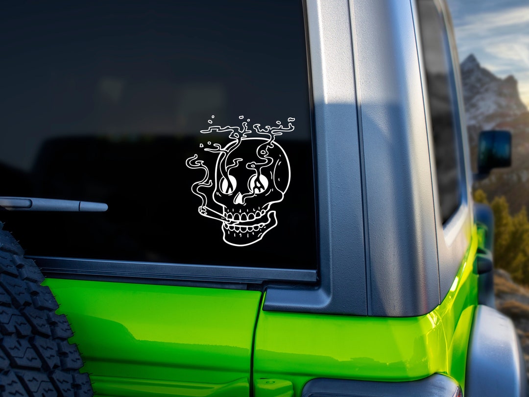 420 Decal 420 Sticker THC Decal Pot Decal 420 Skull Decal Cannabis ...