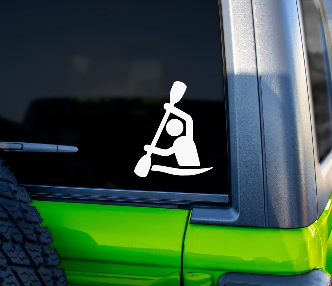 Kayak | Decal | Kayak Decal | Kayak Car Decal | Car Decal | Vinyl Decal ...