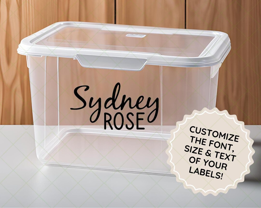 Memory Box Labels | Milestone Tote Labels | Decals for Memory Box ...