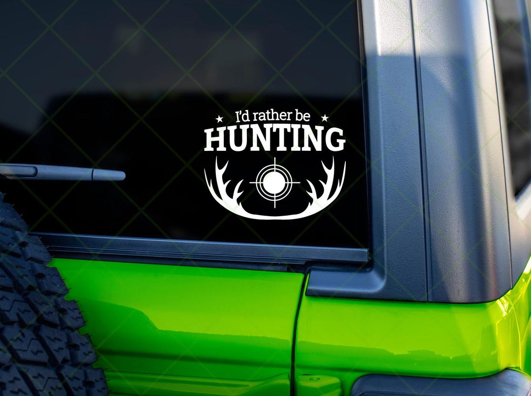 Deer Hunter | Buck Hunter | Hunter Decal | Hunter Car Decal | Deer ...