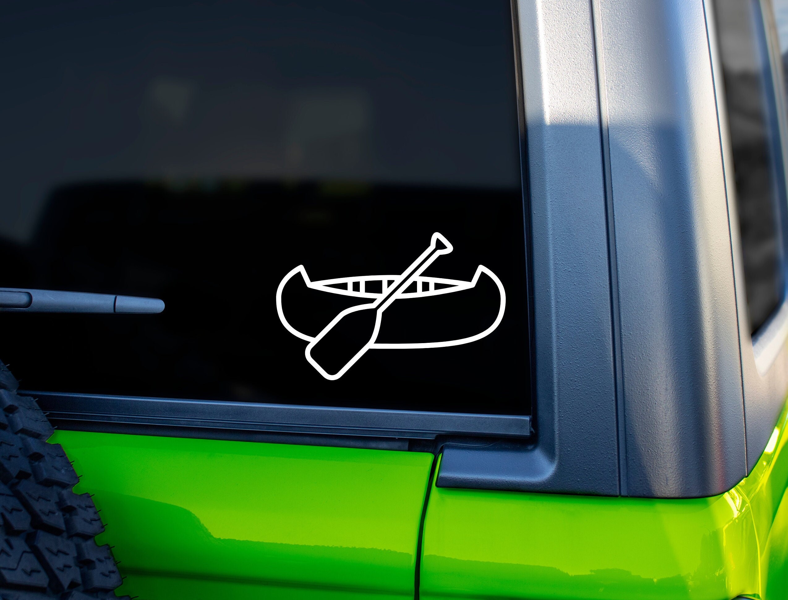 Canoe Decal Canoe Decal Canoe Car Decal Car Decal Vinyl Decal Gift for ...