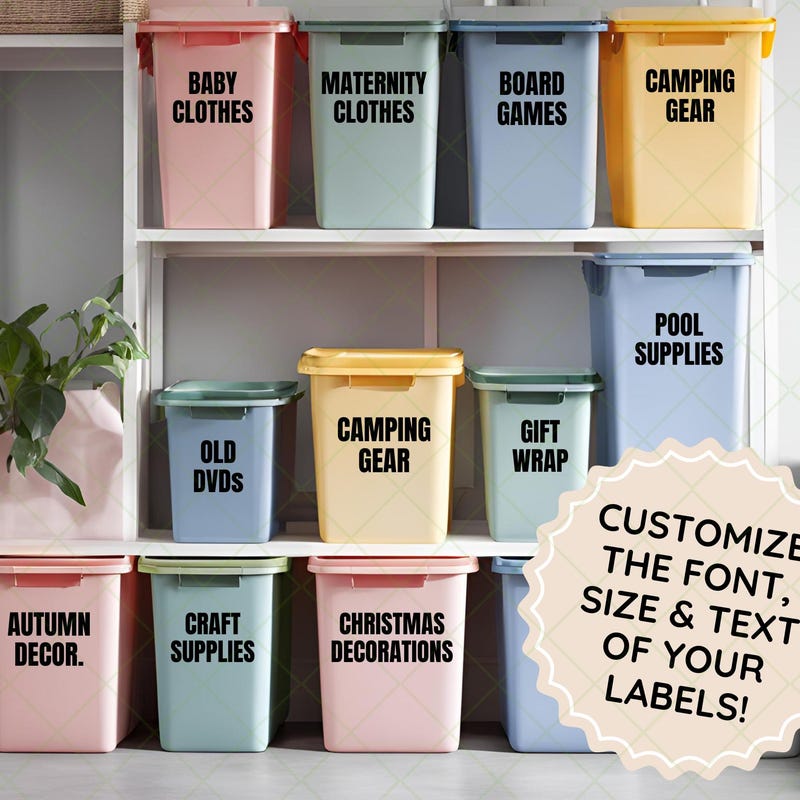 Vinyl Labels - Etsy