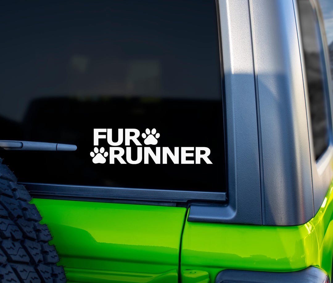 Fur Runner | Decal | Car Decal | Window Sticker | Car Sticker | Dog ...