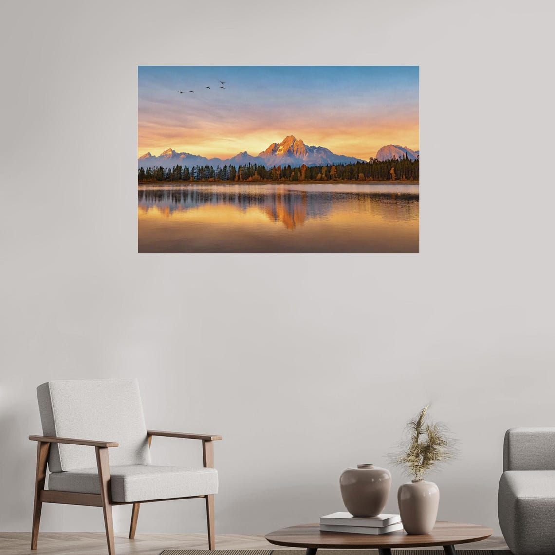 Grand Tetons Print | Mountains Print | Sunrise Print | Grand Teton ...