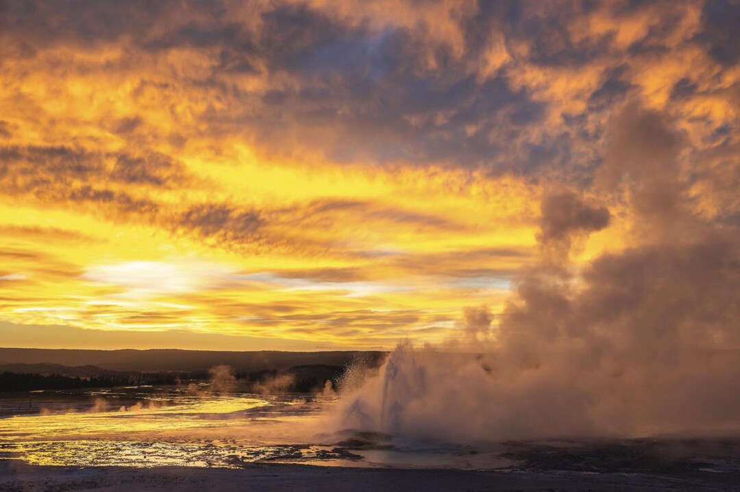 Yellowstone Canvas | Yellowstone Photo | Yellowstone Sunset ...