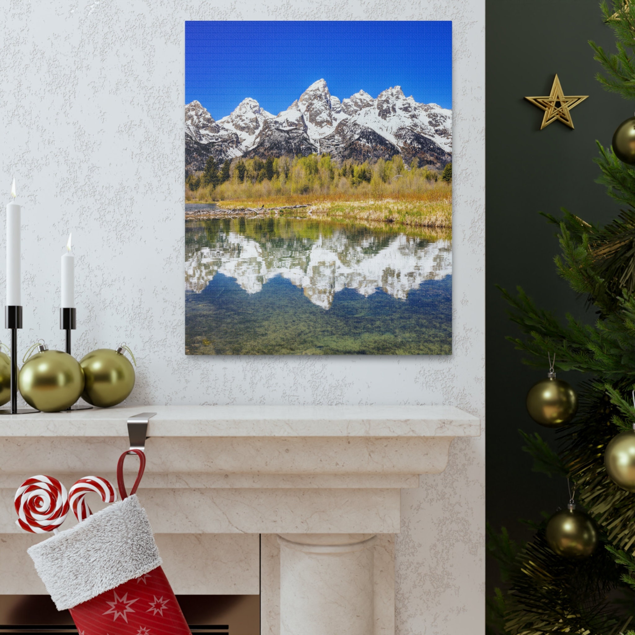 Mountain Print | Grand Tetons Photo | Grand Teton Canvas | National ...
