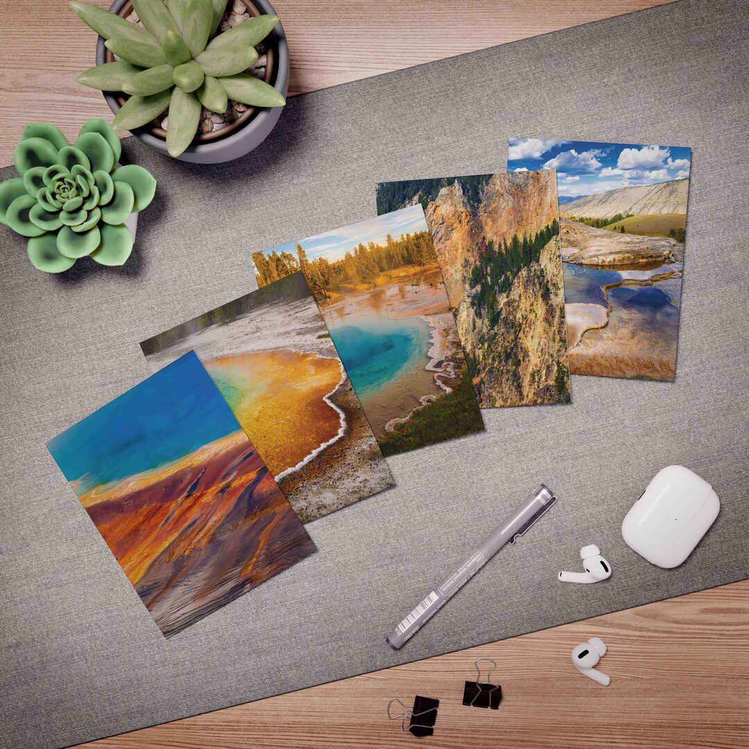 Yellowstone National Park Greeting Cards Nature Inspired - Etsy