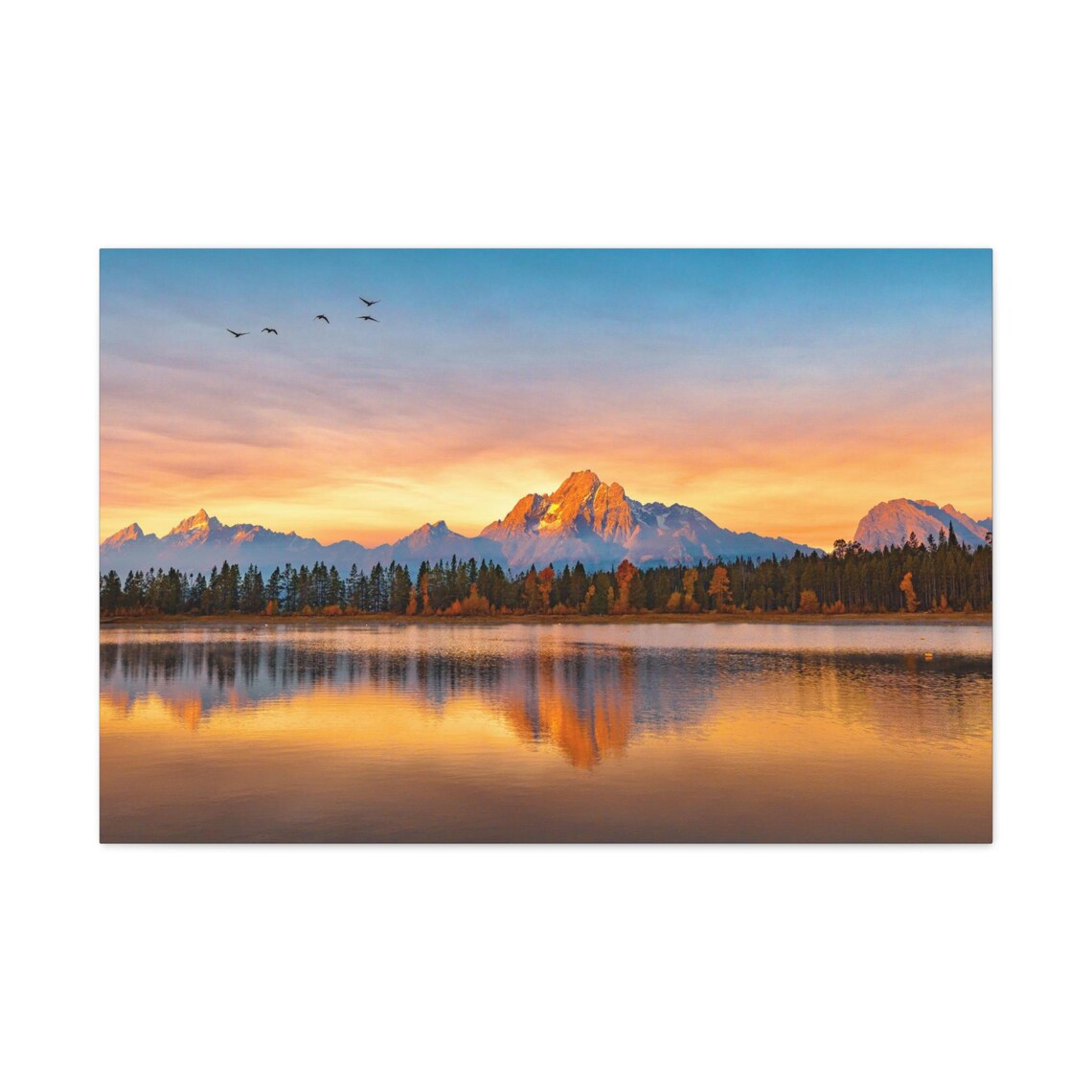 Grand Tetons Print | Mountains Print | Sunrise Print | Grand Teton ...